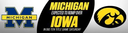 Iowa vs. Michigan 2023 Big Ten Championship Betting Odds