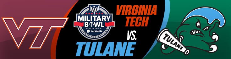 Military Bowl Virginia Tech vs. Tulane NCAAF Betting Analysis